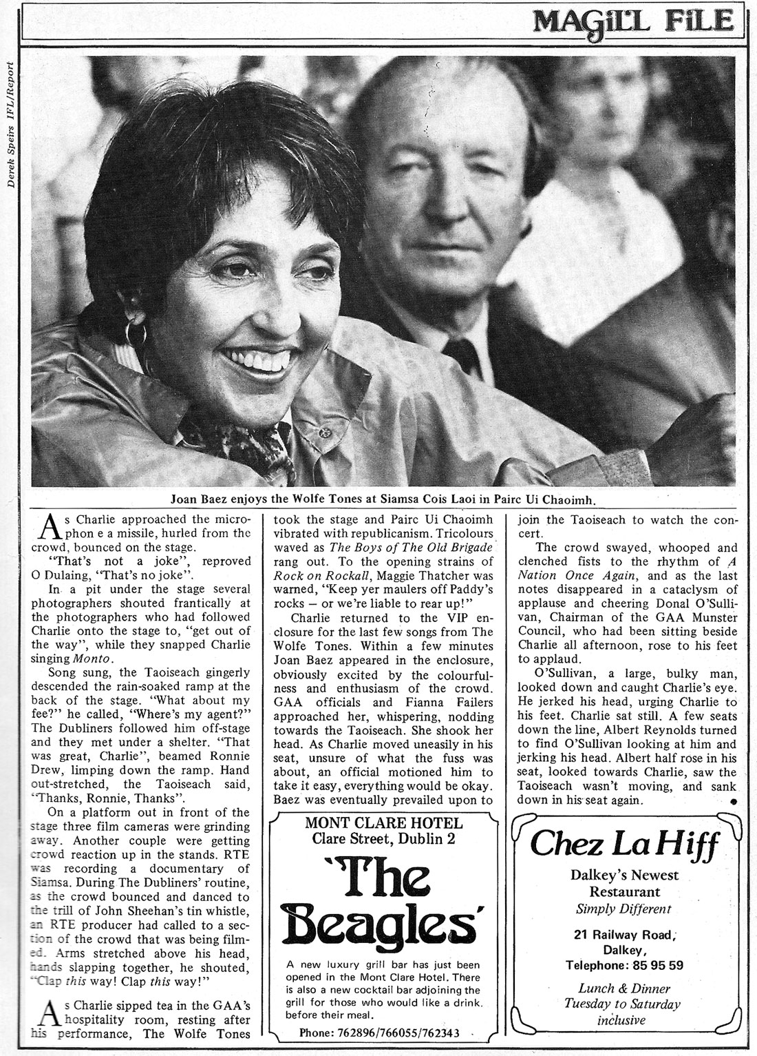 Joan Baez, Cork, 1980. – Brand New Retro