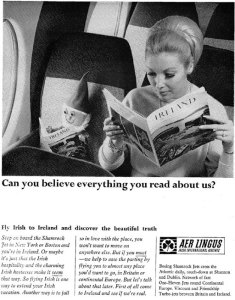 Bord Failte – Ireland of the Welcomes – 1965 – Brand New Retro