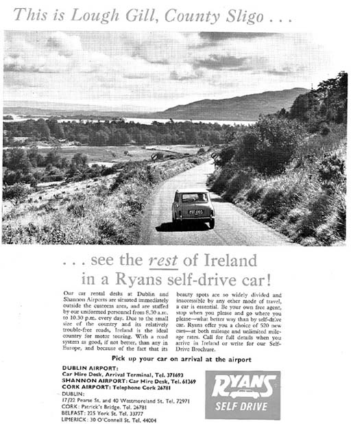 Bord Failte – Ireland of the Welcomes – 1965 – Brand New Retro