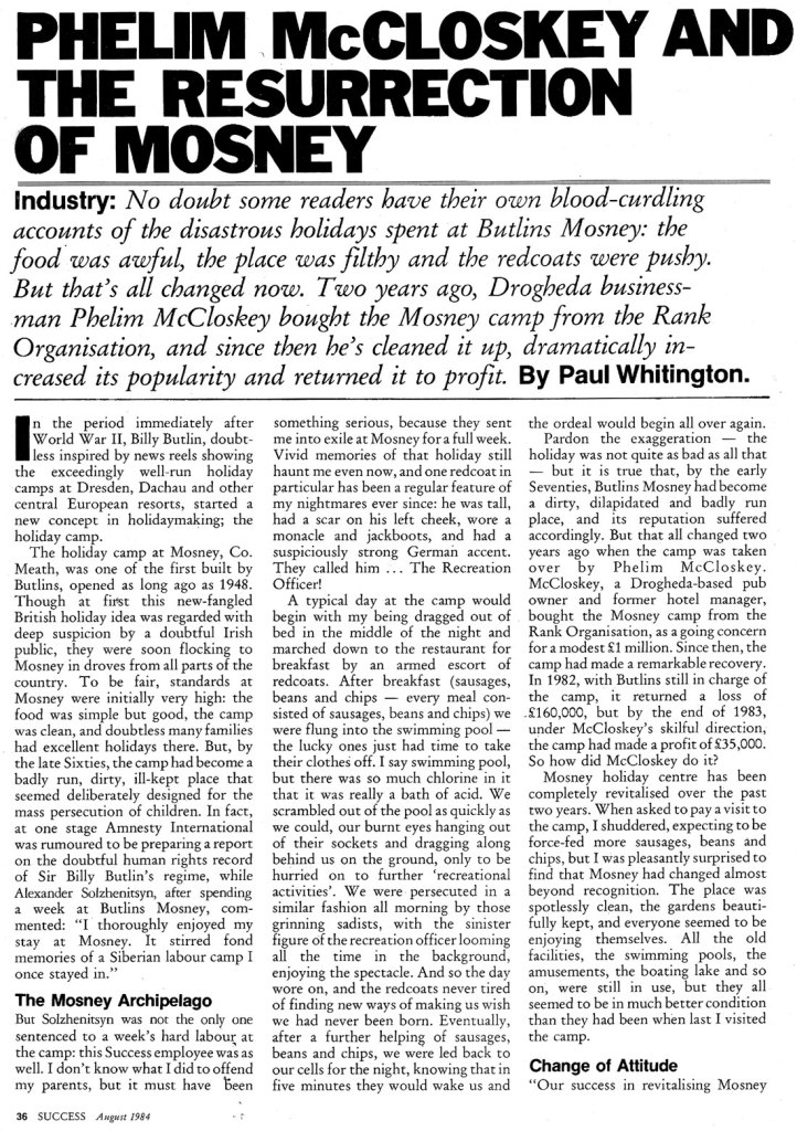 Show me the Mosney – More Irish Butlins 1960s to 1980s – Brand New Retro