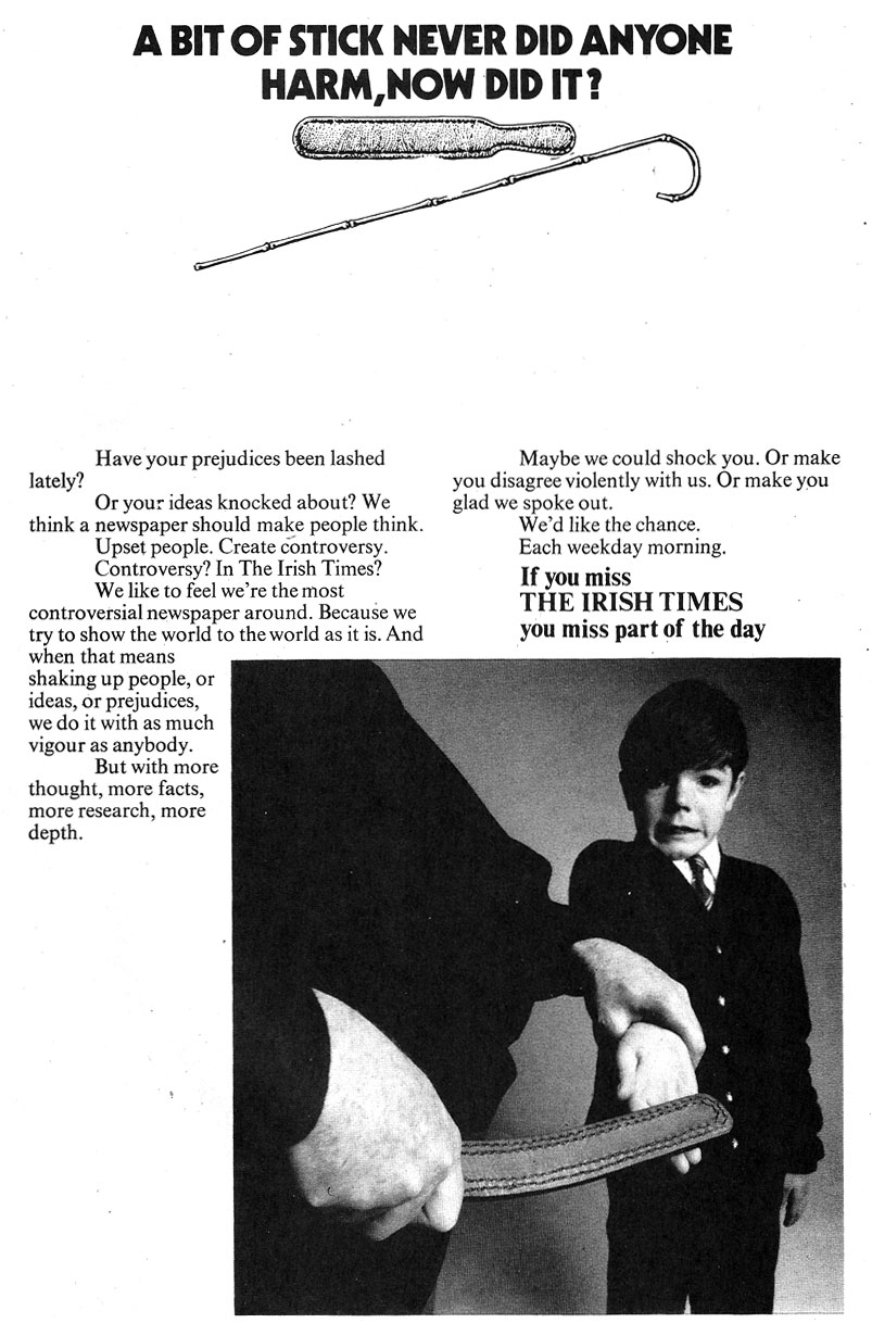 1971 Advert for Irish Times Newspaper – Brand New Retro