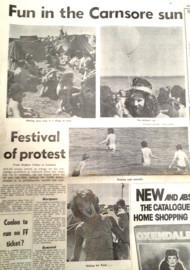 Carnsore Point Anti-Nuclear Festival, Wexford – August, 1979 – Brand ...