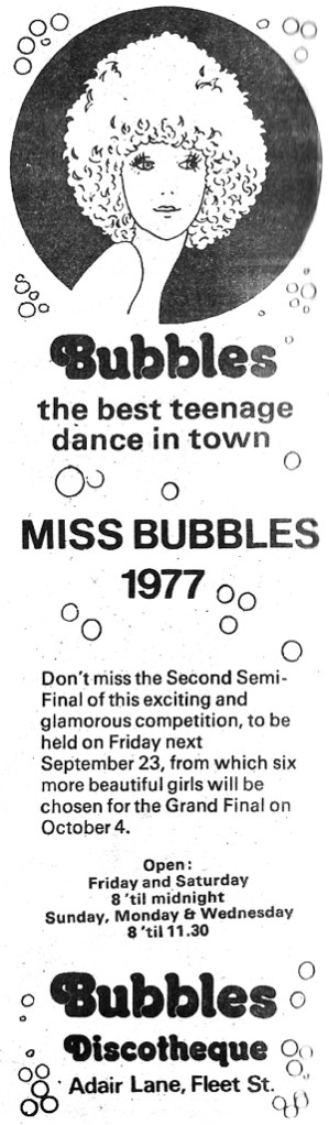 5 Dublin Disco Adverts – 1977 – Brand New Retro