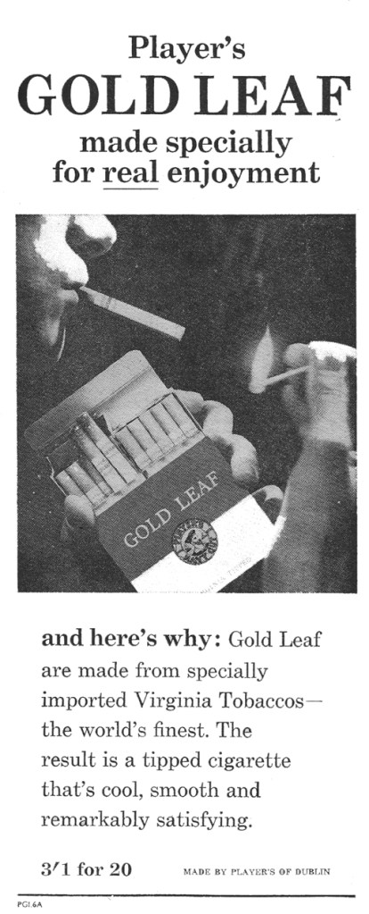 10 Irish Cigarette Adverts from the 1960s – Brand New Retro
