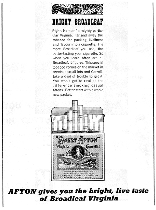 10 Irish Cigarette Adverts from the 1960s – Brand New Retro