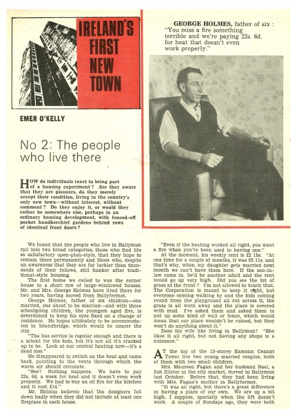Ireland’s First New Town – Life in the Ballymun Housing Scheme – 1968 ...