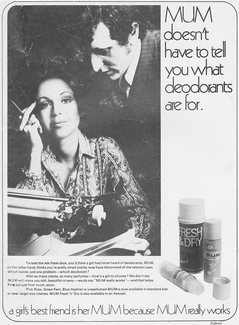 11 Deodorant Adverts from Irish Magazines 1968-72 – Brand New Retro